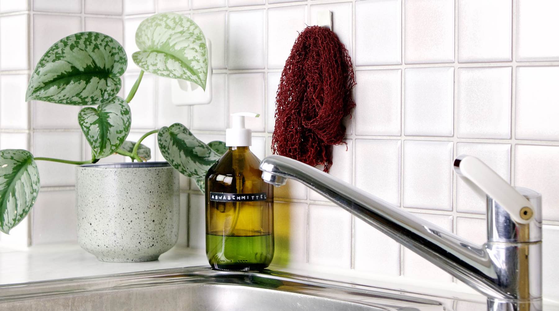 Fischnetz With Benefits - Der upcycling Fischernetz Schwamm